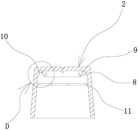 一种揿压式瓶盖密封液体塑料瓶的制作方法