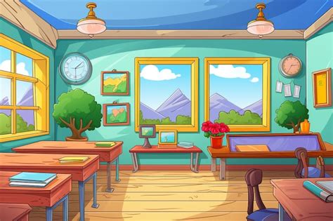 Images De Salle Classe Dessin Anime Téléchargement Gratuit Sur Freepik