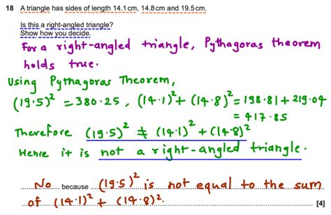 Gcse Pythagoras Theorem Questions And Answers