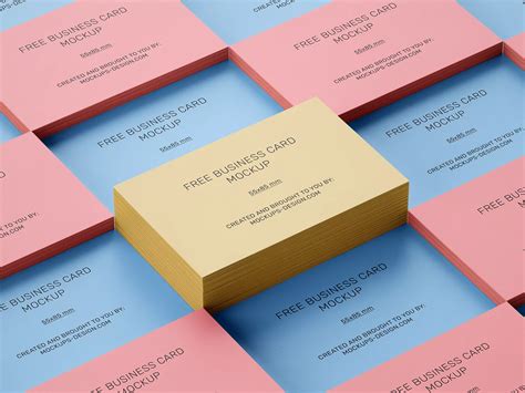 Business Card Mockup Psd Free Business Card Mockups Eeid