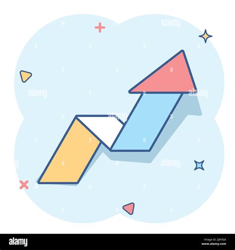 Vector Cartoon Arrow Up Icon In Comic Style Forward Arrow Sign Illustration Pictogram Cursor