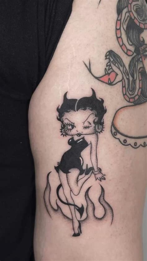 Betty Boop Tattoo Design