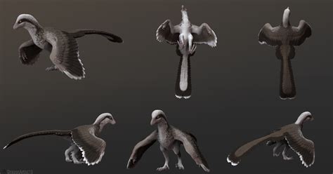 Archaeopteryx Figurine Por Dragonartist15 Descargar Modelo Stl Gratuito