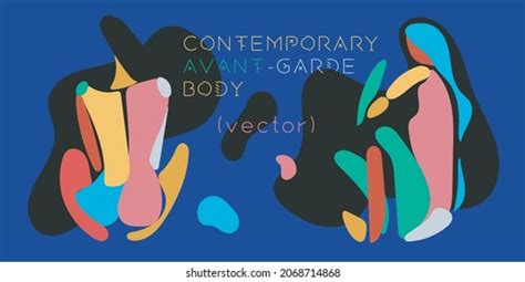 Abstract Woman Drawing Naked Surreal Body Stock Vector Royalty Free Shutterstock