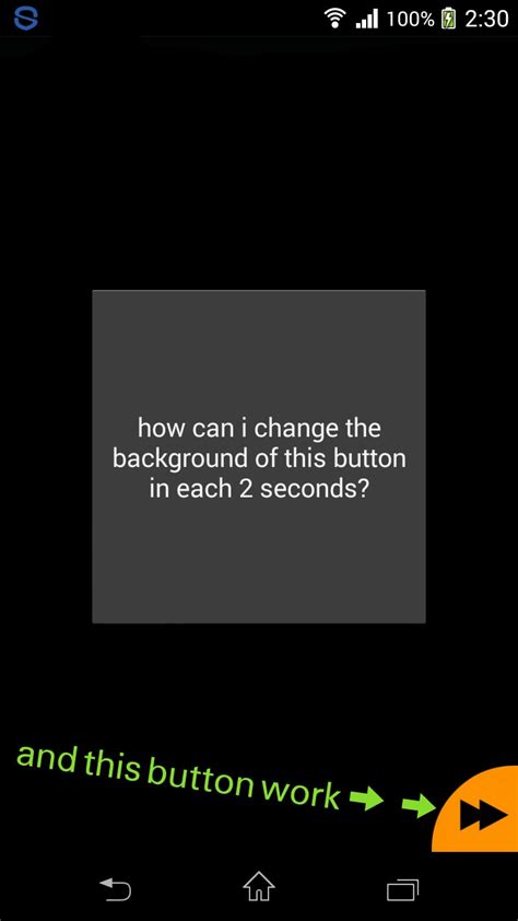 Java 3 Splash In One Activity And Button Is Not Working Stack Overflow