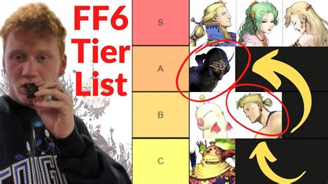 Final Fantasy Vi All Characters Ranked From Worst To Best In Wob