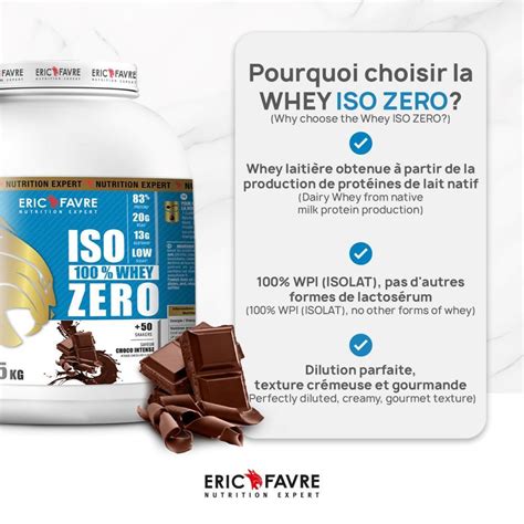 Iso Zero 100 Whey Protein Flavour Vanilla 500g Eric Favre
