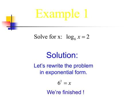 Logarithmic Function Equation And Inequality Ppsx
