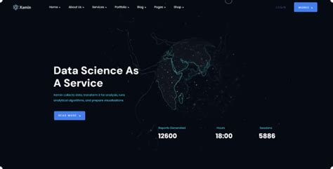 Data Analytics Website Templates Themeforest