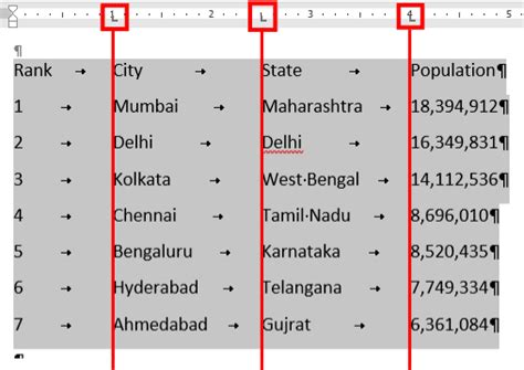 How To Set Custom Tab Stops In Ms Word Officebeginner