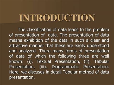 Tabulation Powerpoint Slides Learnpick India