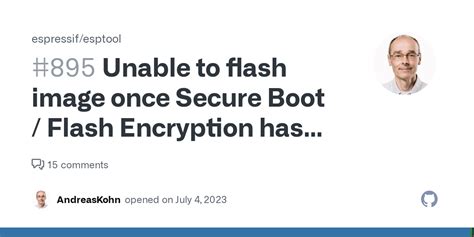Unable To Flash Image Once Secure Boot Flash Encryption Has Been