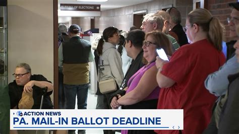 Long Lines On Last Day To Apply For Mail In Or Absentee Ballots In