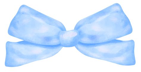 Blue Coquette Bow Aesthetic Watercolor 41331513 Png