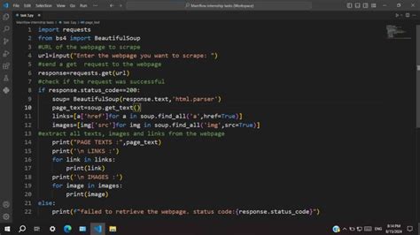 Mainflow Task3 Pythonprogramming Deepak Selvam M