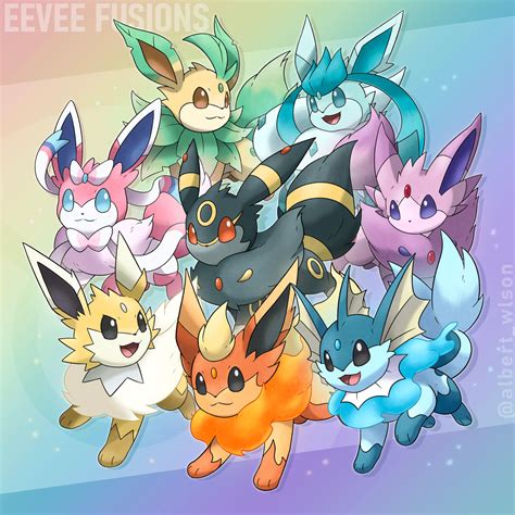 Eevee Fusions Eeveelution By Albrt Wlson On Deviantart