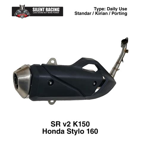 Jual Knalpot Wrx Sr V2 K150 Stylo 160 Shopee Indonesia