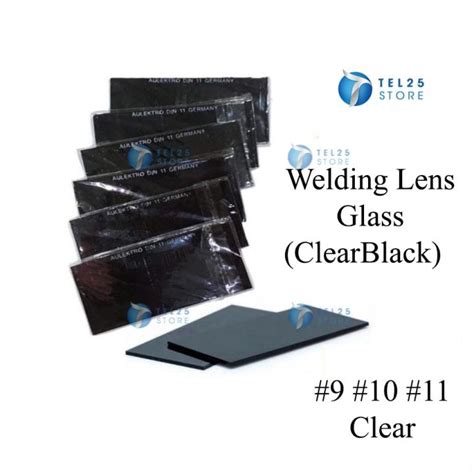 1 Unit Welding Glass Welding Lens Glass Shades Clearblack Kaca Kimpalan 2 X 4 Lazada