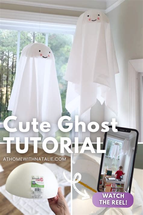 Cute Ghost Tutorial At Home With Natalie