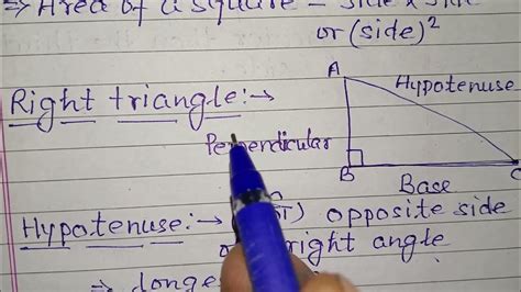 Heritage Maths Class 7 Ch15 Intro Pythagoras Theorem Youtube