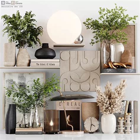 Decorative Set 150 3d Model 3dsky Decor Helper