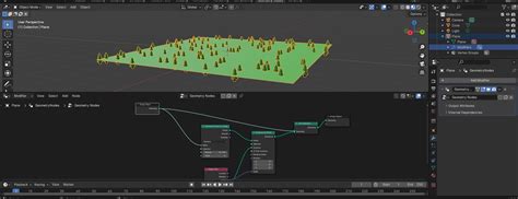 Geometry Node Points Clipping Through Plane Wont Snap To Surface Please Help Rblenderhelp