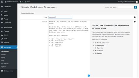 Best Wordpress Markdown Editor Options Howto 2024