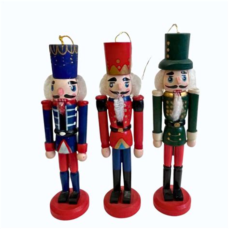 3 Nutcracker Christmas Tree Decorations Rediscova