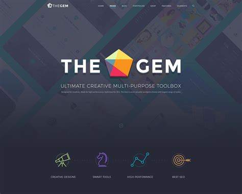 Thegem Creative Multi Purpose Wordpress Theme On Behance