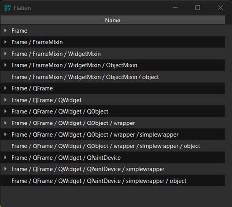 Flattentreeproxymodel Prettyqt