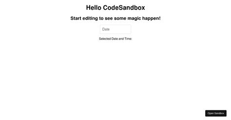 React Dates Example Singledatepicker Forked Codesandbox
