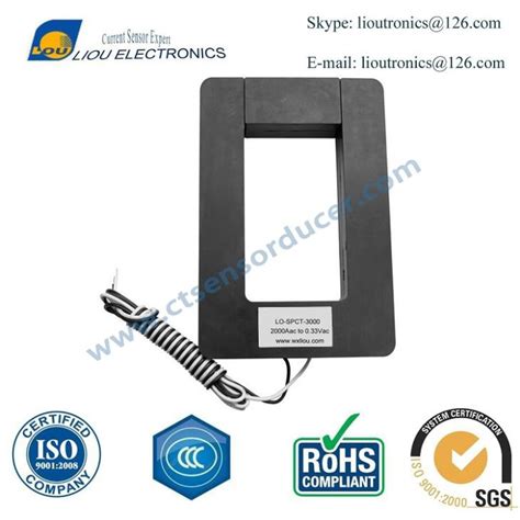 China Customized Split Core High Accuracy Current Sensor Manufacturers Made In China Liou