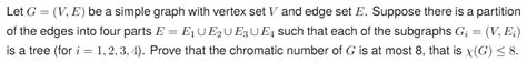 solved let g v e be a simple graph with vertex set v