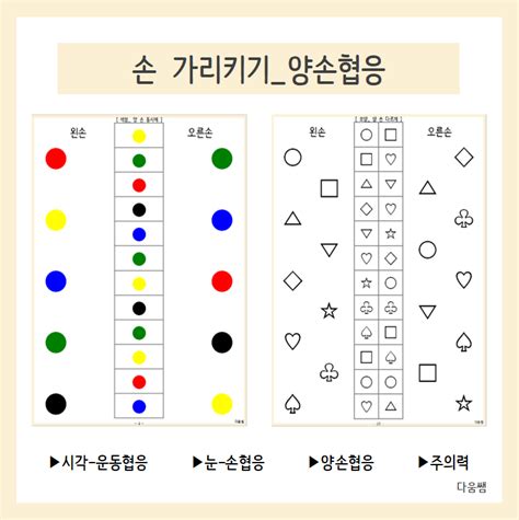 손 가리키기양손협응 만치 만드는 치료사