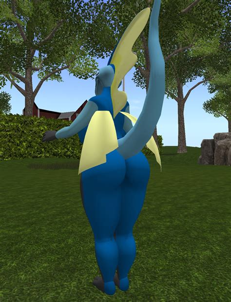 Rule 34 Big Ass Big Breasts Breasts Bubble Butt Ferialexonar Huge Ass Inteleon Pokémon