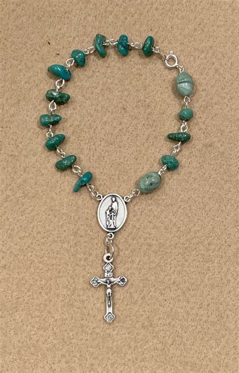 Rosary Bracelet Rosary Bracelet Beaded Earrings Prayer Beads Diy