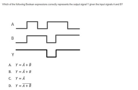Solved Which Of The Following Boolean Expressions Correctly