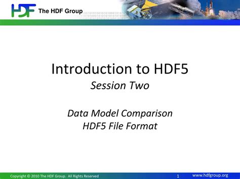 Ppt Introduction To Hdf5 Session Two Data Model Comparison Hdf5 File Format Powerpoint