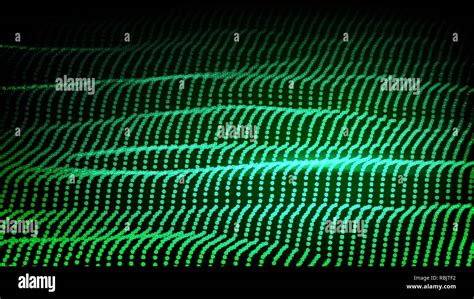 Landscape Vector Cyber Concept Futuristic Graphic Relief Structure