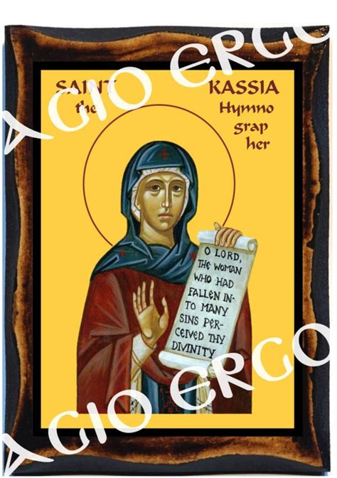 Saint Kassia Saint Kassiani The Hymnographer Greek Orthodox Etsy