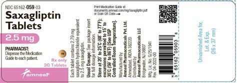 Saxagliptin Tablets Package Insert Prescribing Info