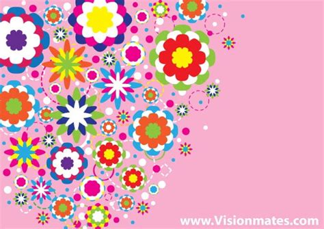 추상 화려한 꽃 디자인 Ai Uidownload