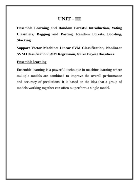 Ml Unit 3 1 Pdf Machine Learning Artificial Intelligence