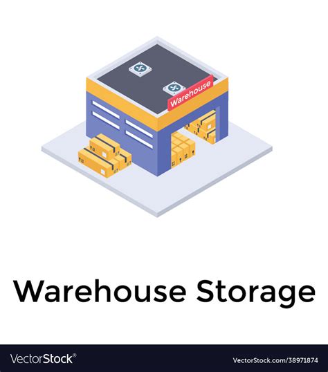 Warehouse Storage Royalty Free Vector Image Vectorstock