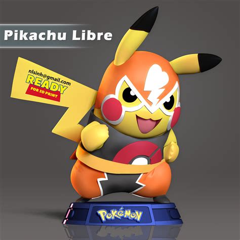 Artstation Pikachu Libre Resources