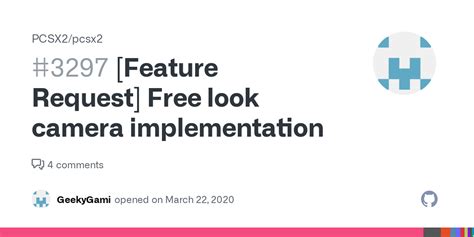 Feature Request Free Look Camera Implementation · Issue 3297 · Pcsx2