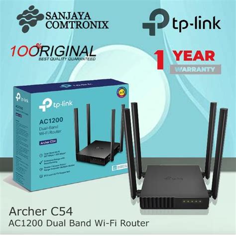 Jual Tp Link Archer C Ac Dual Band Wi Fi Router C Jakarta Pusat Sanjaya Comtronix