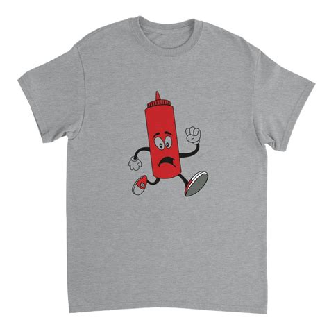 Scared Ketchup Heavyweight Unisex Crewneck T Shirt Etsy
