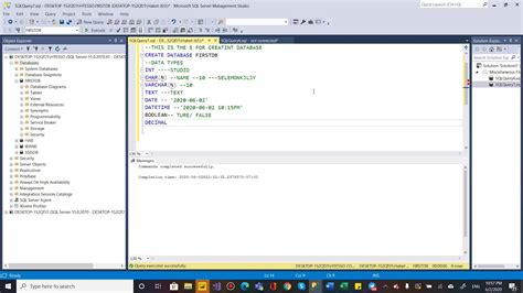 Sql Data Types Part 3 Youtube