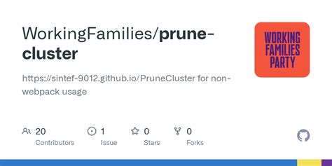 GitHub WorkingFamilies Prune Cluster Https Sintef 9012 Github Io